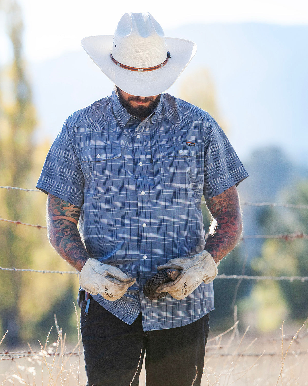 Deke SS Shirt - Dusty Royal – The Overland Essentials